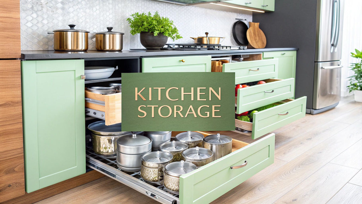 Top Kitchen Storage Ideas to Maximise Space Easily | Folders NZ