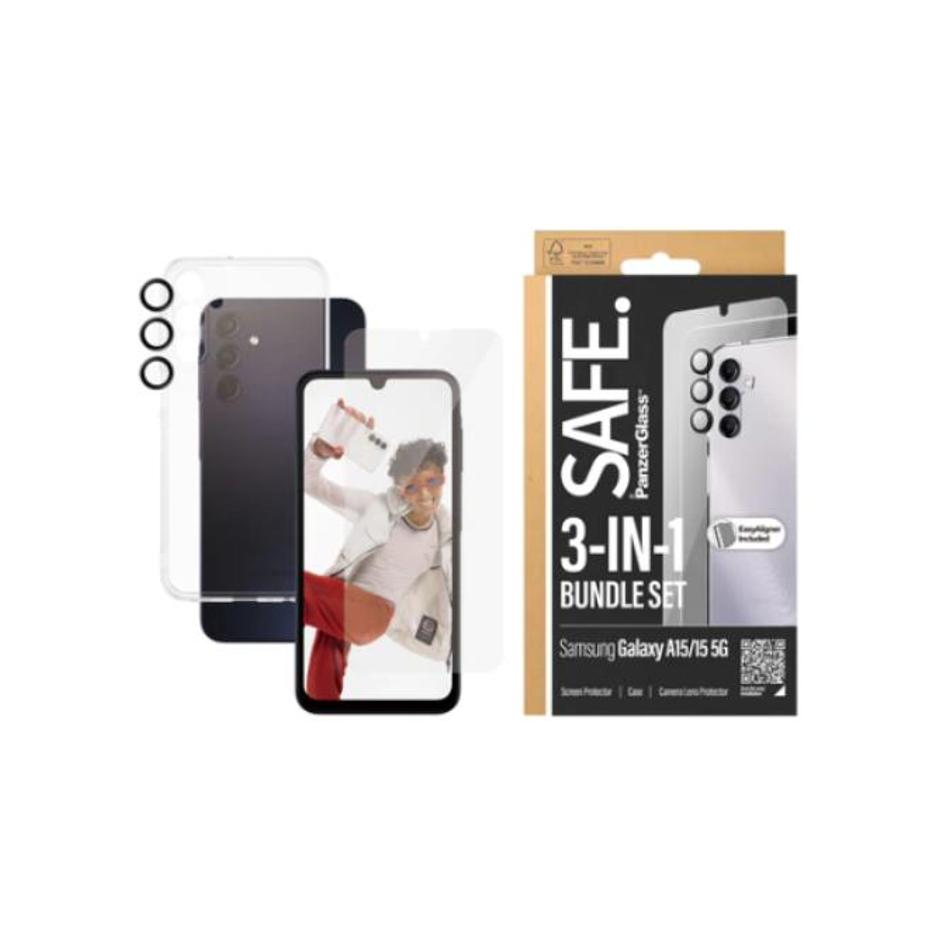 Samsung Galaxy A15 Bundle - Cellnet by Panzer 3 in 1 — Folders