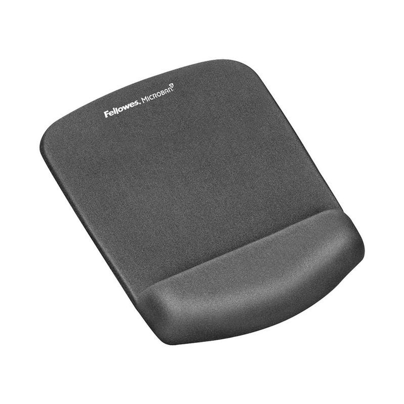 PlushTouch Wrist Rest Mouse Pad - Fellowes Graphite — Folders
