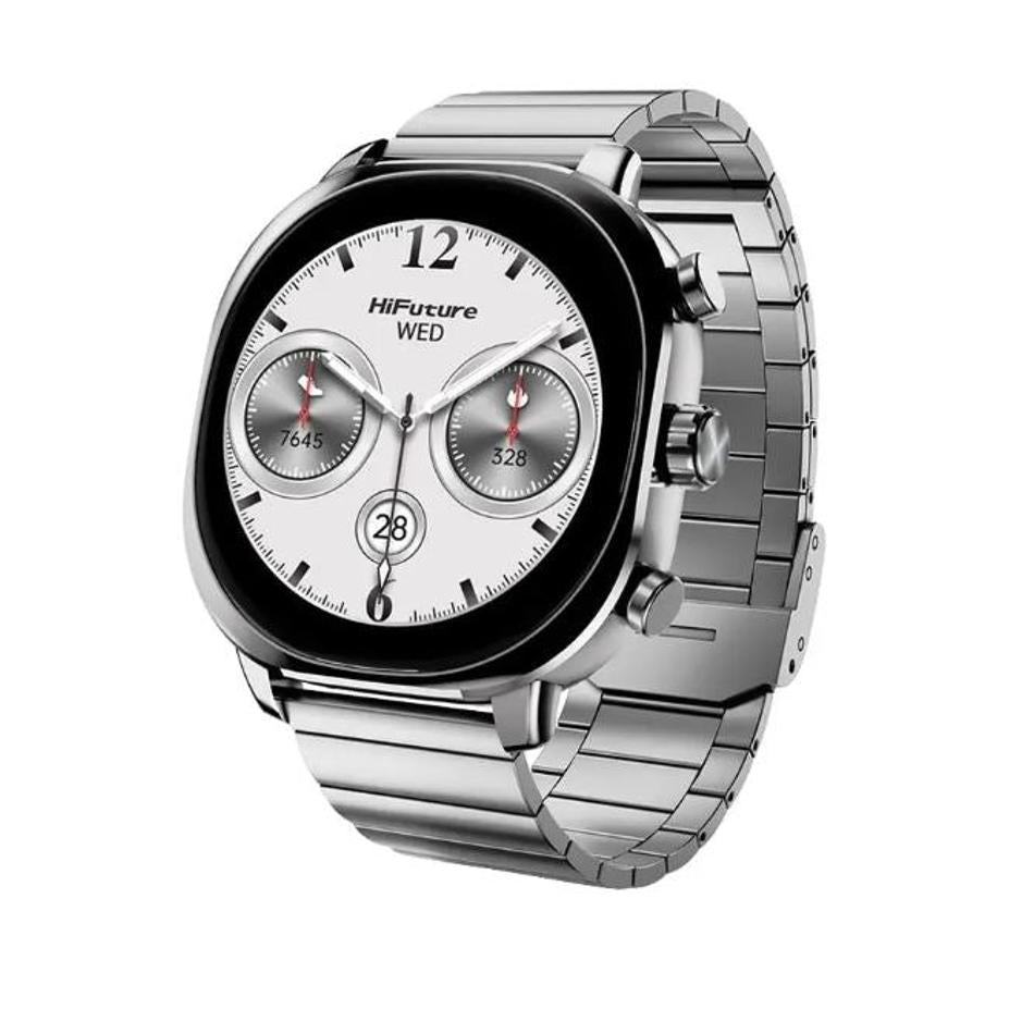 Stainless Smartwatch - HiFuture FutureFit AIX Silver — Folders