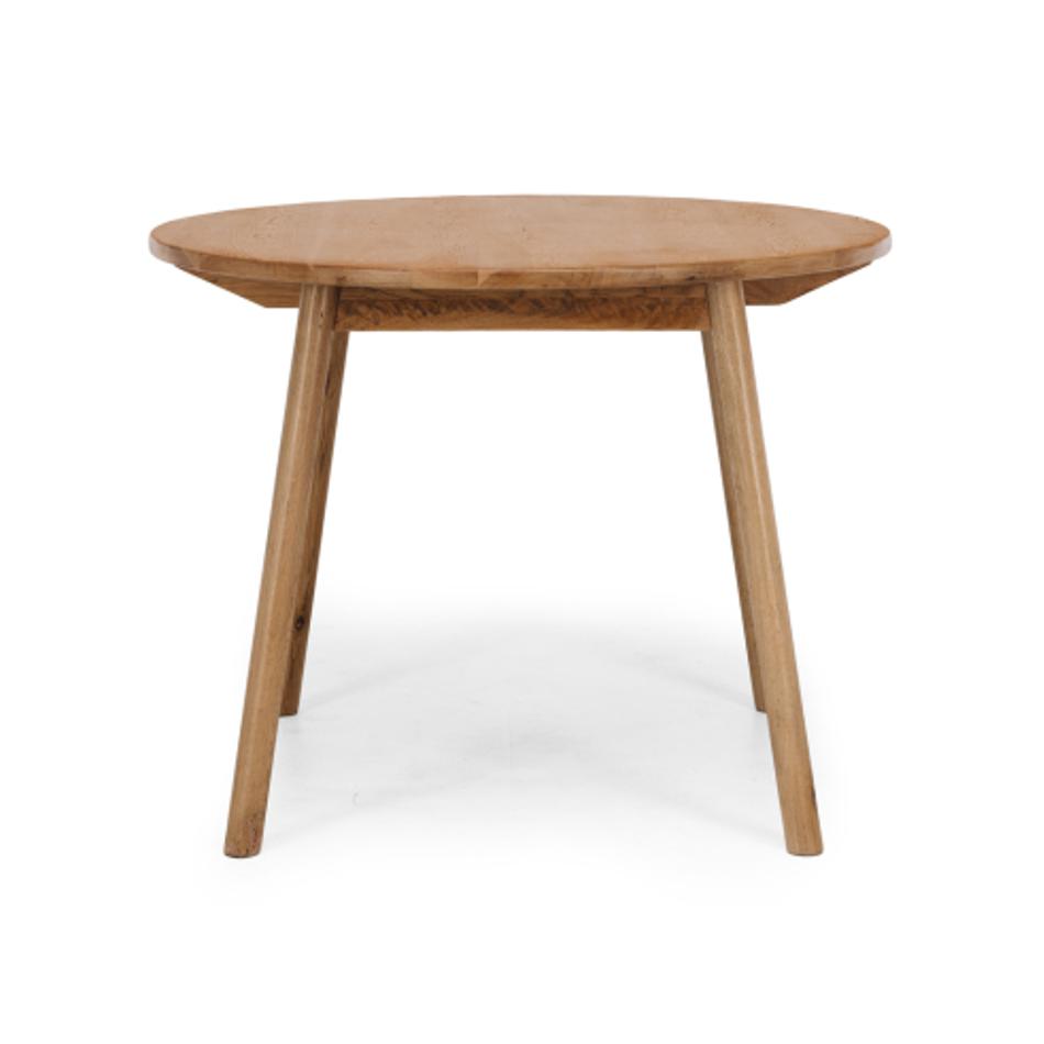 Reeves Dining Table 100 Rd (Smoked Oak) — Folders