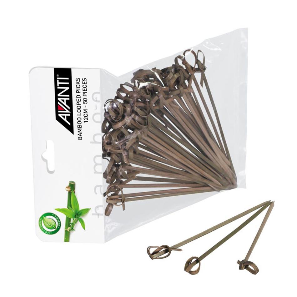 Bamboo Looped Picks - Avanti 50-Piece Pack, 12cm — Folders