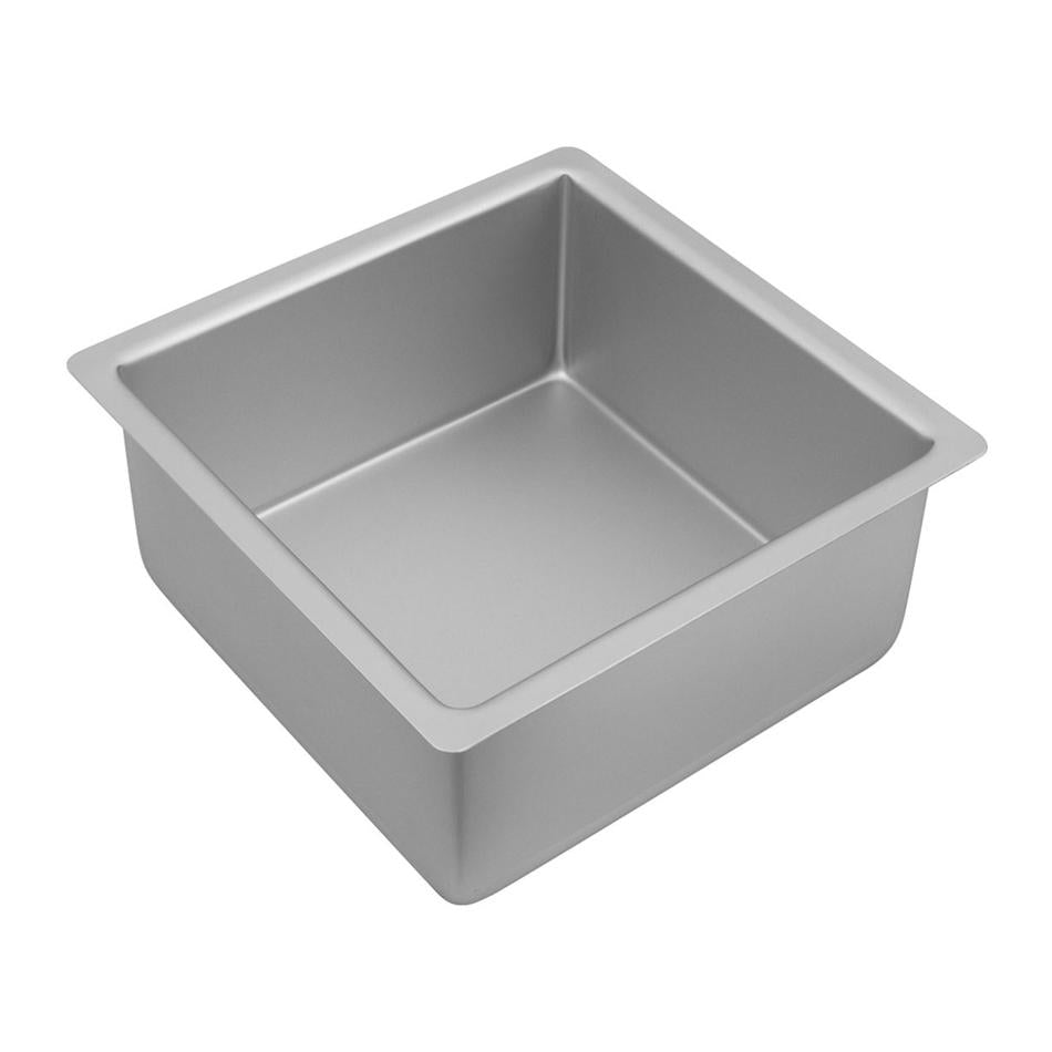 Square Deep Cake Pan - Bakemaster 20x10cm Anodised — Folders