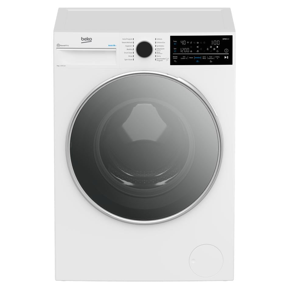 Autodose Washing Machine - Beko 9kg with SteamCure & Wifi — Folders