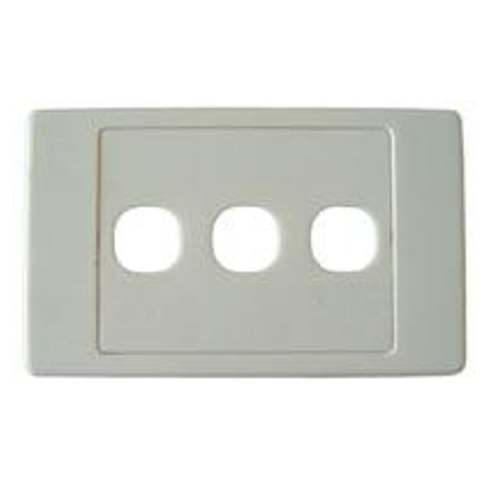 RJ45 Face Plates - Amdex Triple Port FP-3PV2 — Folders