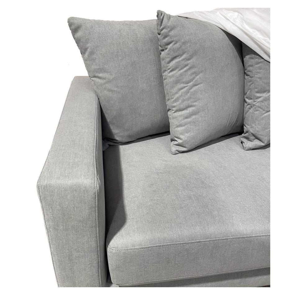 Capri 3 Seater Sofa - Rembrandt with 7 Cushions, Grey — Folders