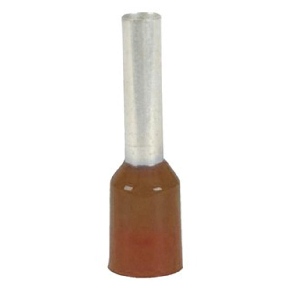 Brown Ferrule Crimp Terminal (4Awg) - Pack Of 5 PT4982 — Folders