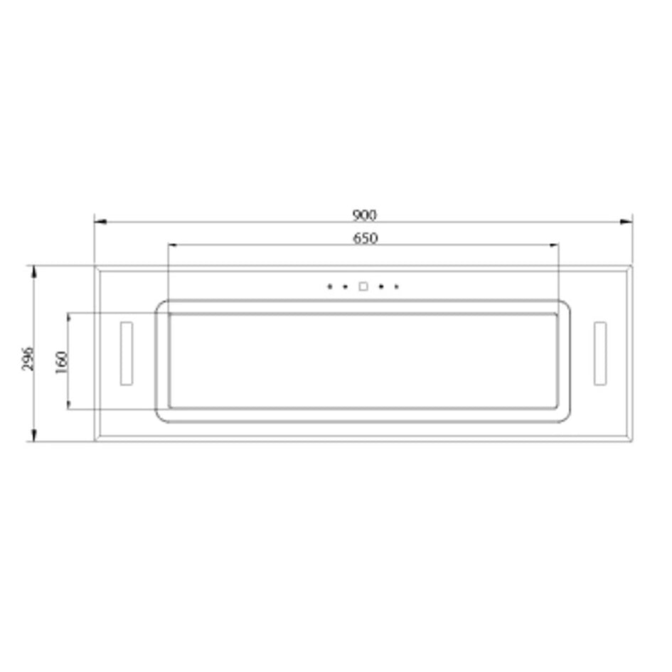 Turbo Pak Plus 900mm Integrated - Parmco Black Glass — Folders