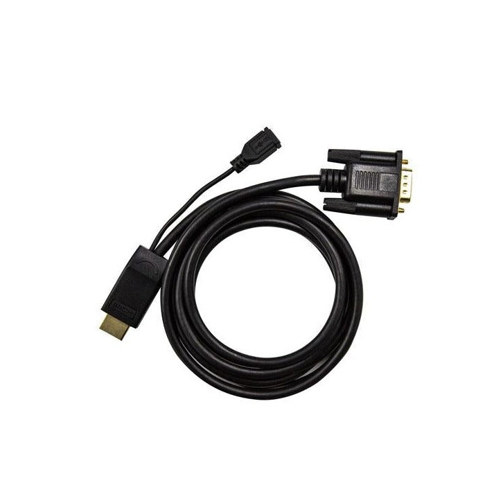HDMI to VGA Cable - Dynamix 2m with Micro USB Female — Folders