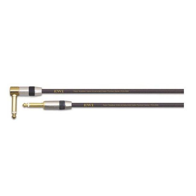 EWI Instrument Cable Straight To R/Angled 30 Ft Black — Folders