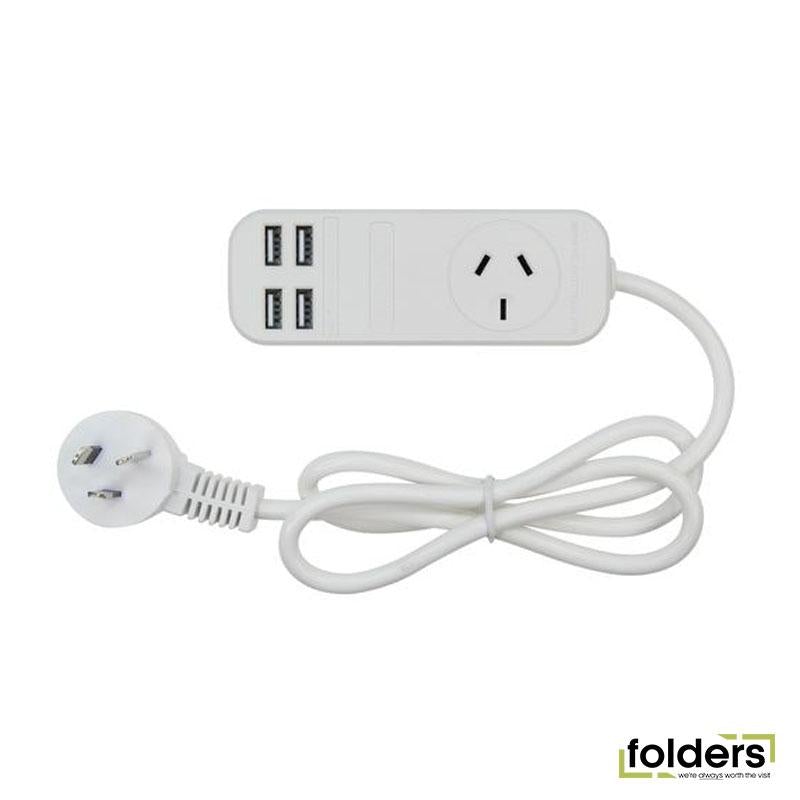 Outlet Power Board - JACKSON 4xUSB Outlets — Folders