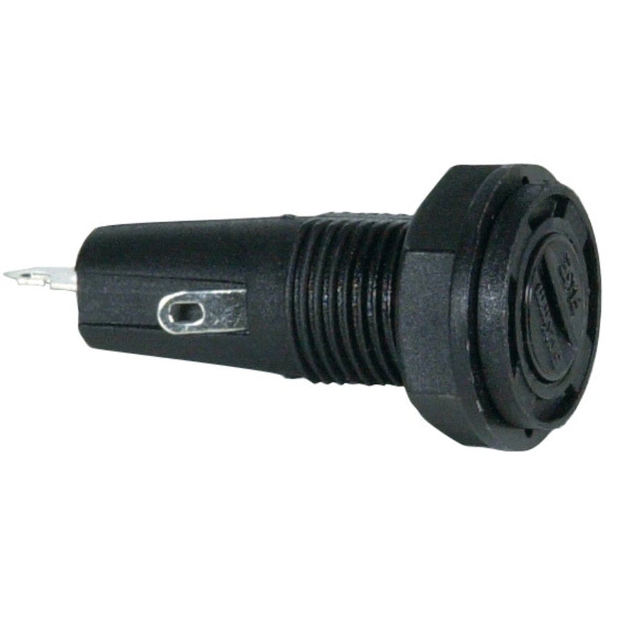 Panel Mount Fuse Holder - Round 10A 240V by Folders