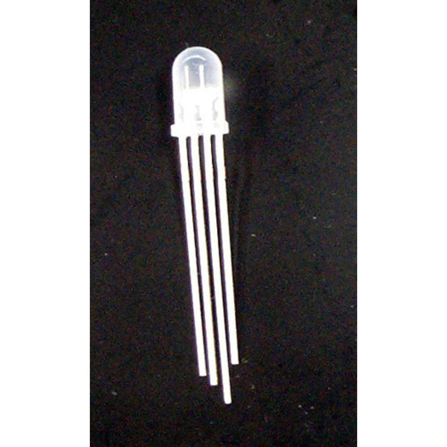 Tricolour RGB LED - Folders 5mm Round Diffused